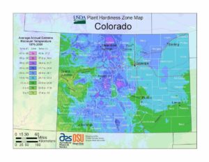 Colorado USDA Plant Hardiness Zone Map - Ray Garden Day